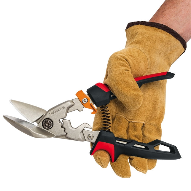 Fiskars Pro PowerGear Aviation Snips Offset (Left Cut) - Custom Engrav ...